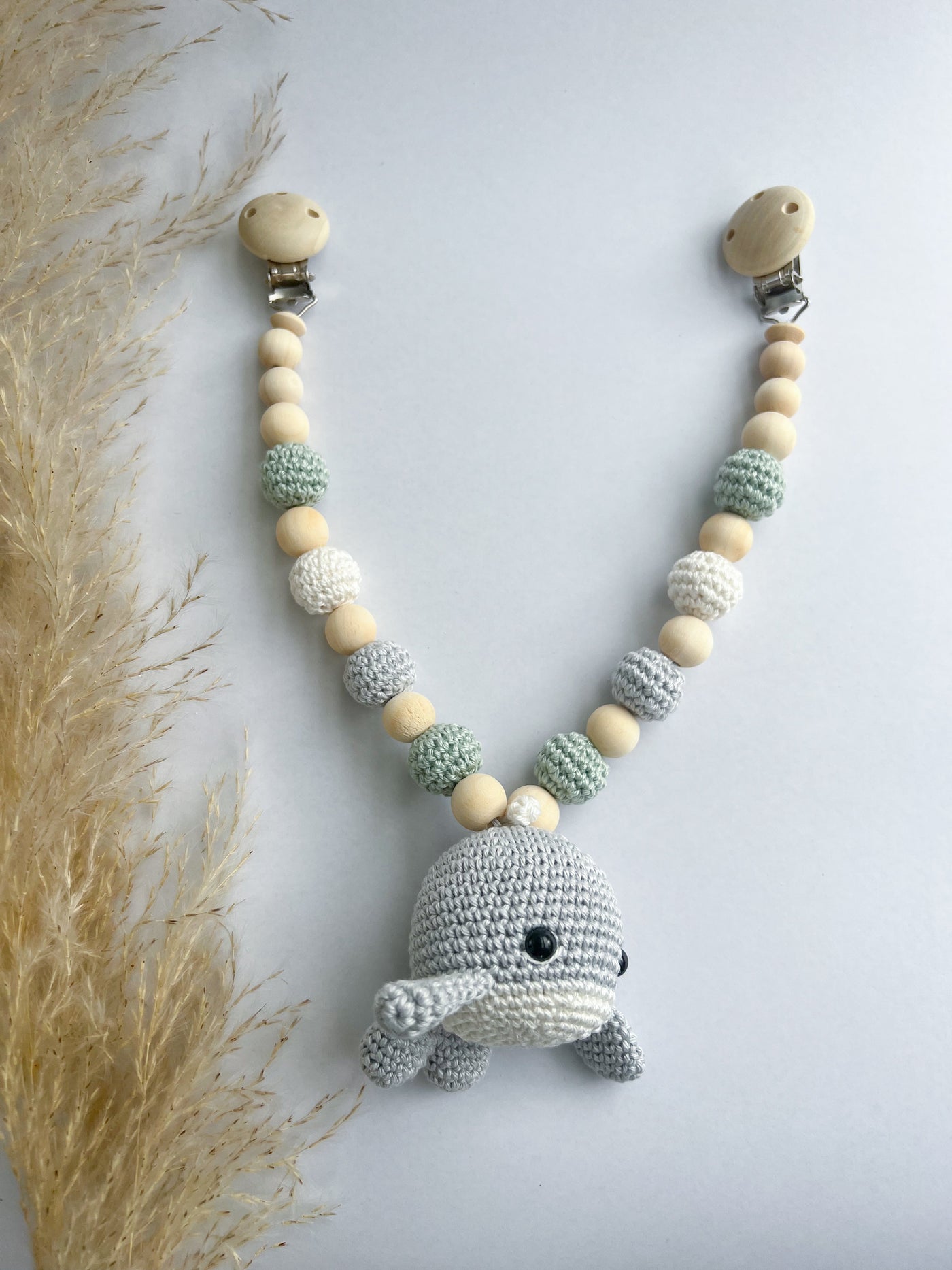 Set Wal in Grau und Mint